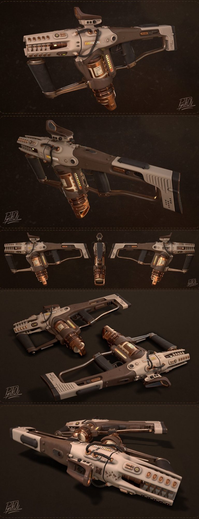 Desire FX 3d models | Laser SMG – Pulsar 3D Model