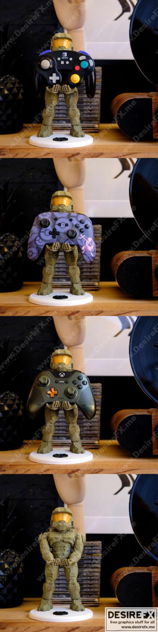 Desire FX 3d models | Master Chief SmartPhone Controller Holder – 3D ...