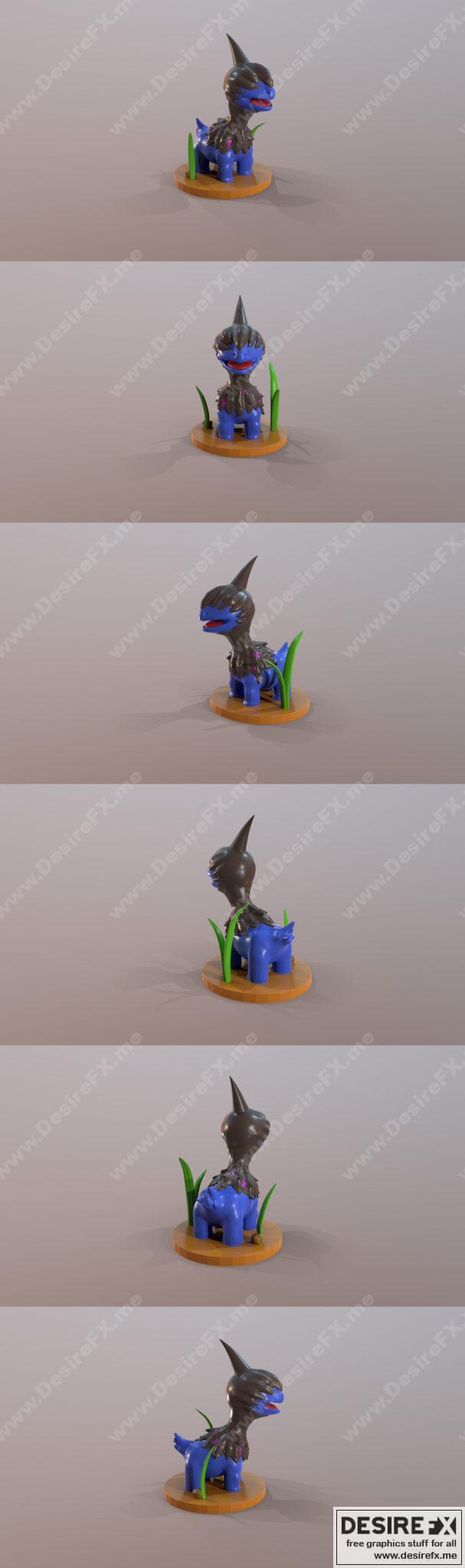 Desire FX 3d models | Pokemon Deino – 3D Print Model