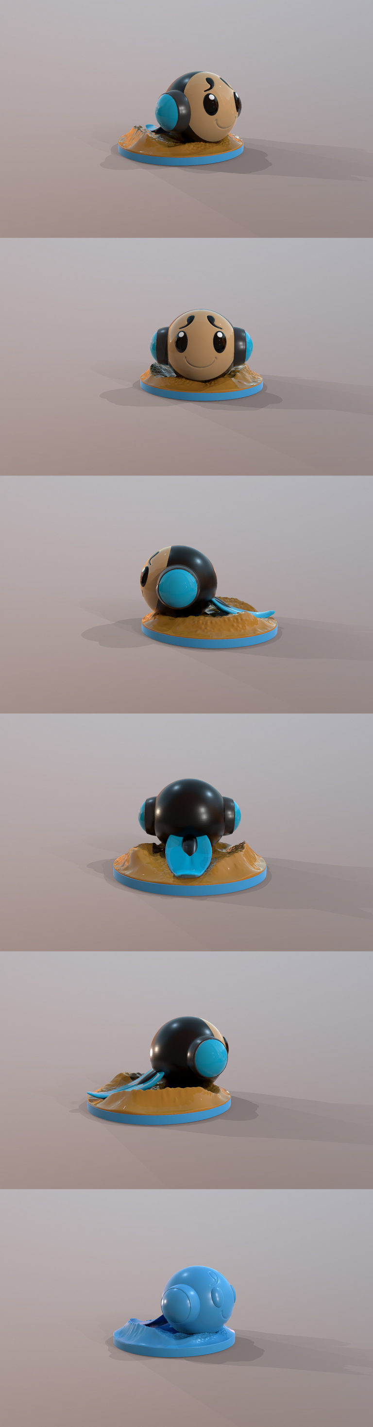 Desire FX 3d models | Pokemon Tympole – 3D Print Model