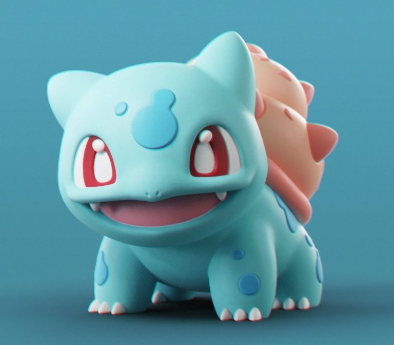 Desire FX 3d models | Pokemon Water Bulbasaur – 3D Print Model