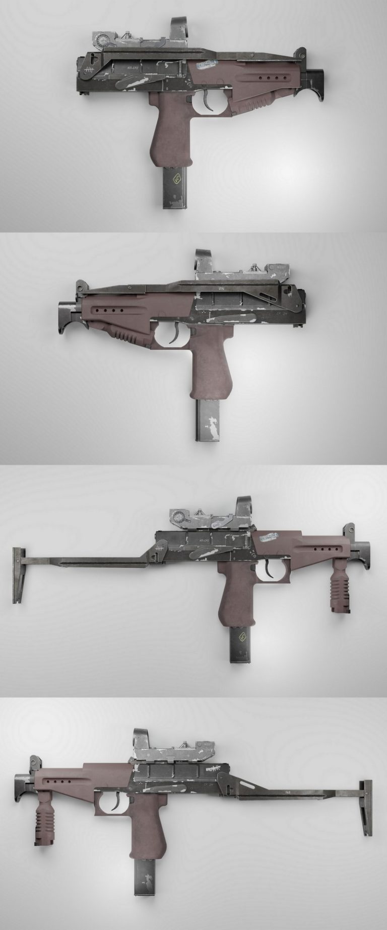 Desire FX 3d models | SR-2 Veresk SMG 3D Model
