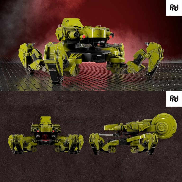 Desire FX 3d models | Spider Mech #2 3D Model