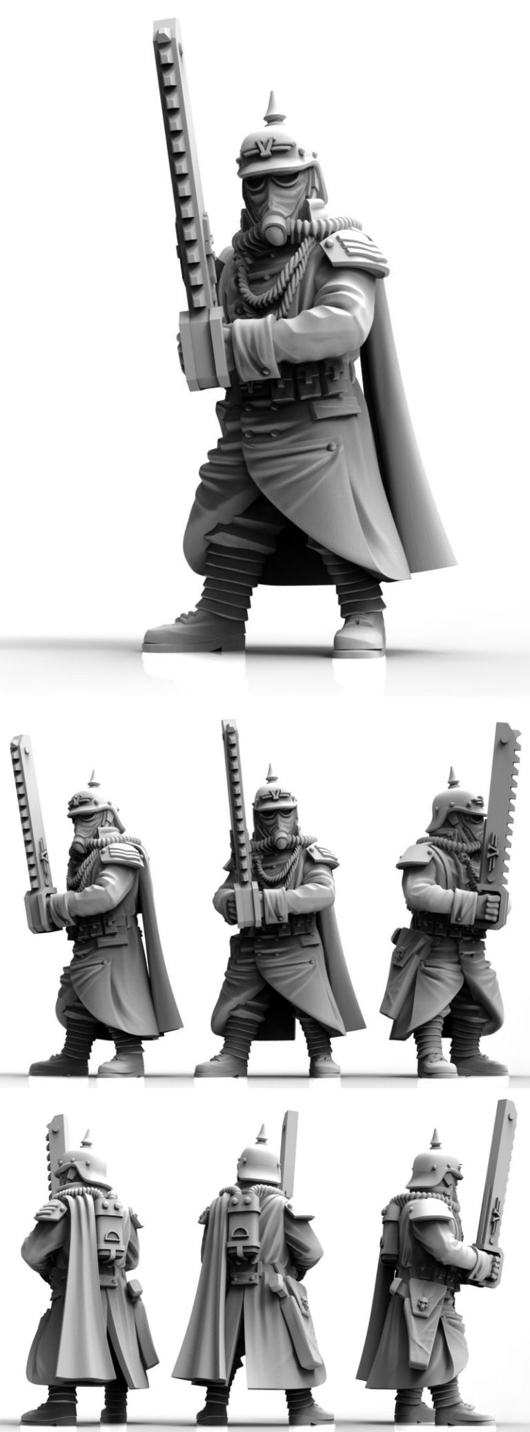 Desire FX 3d models | Valour Korps – Sergeant Reinhard – 3D Print Model