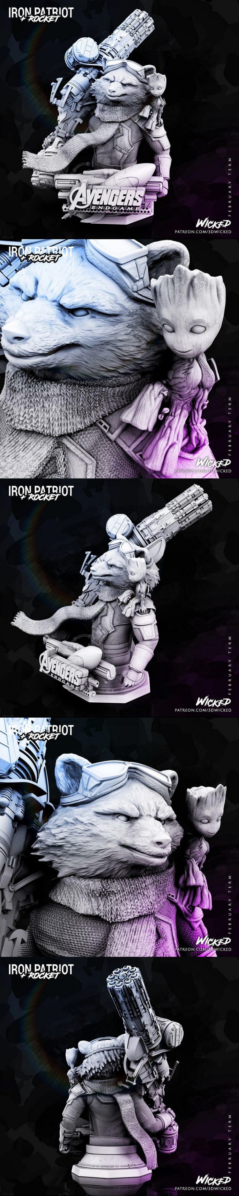 Desire FX 3d models | Wicked – Rocket Bust – 3D Print Model STL