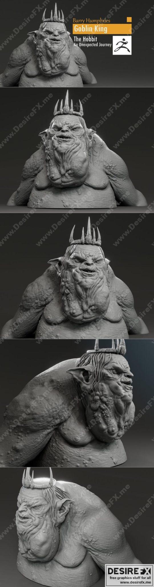 Desire FX 3d models | Barry Humphries – Goblin King – The Hobbit An ...