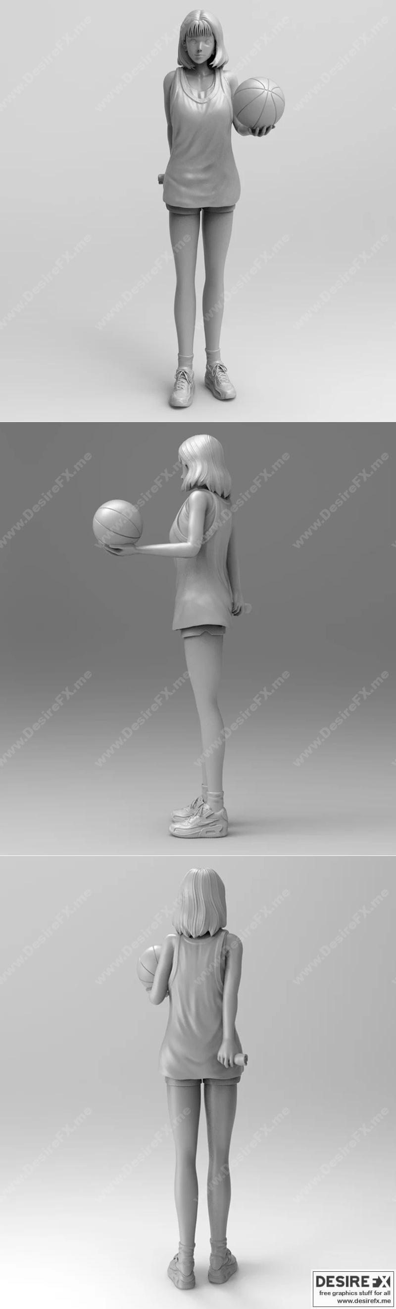 Desire FX 3d Models Slam Dunk Haruko Akagi 3D Print Model STL