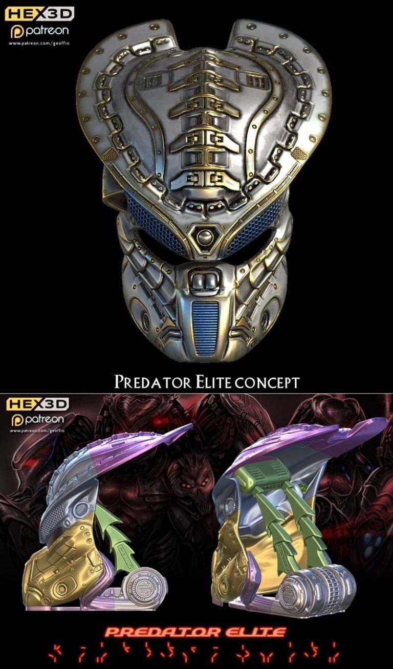 Desire FX 3d models | Hex3D – Predator Elite – 3D Print Model STL