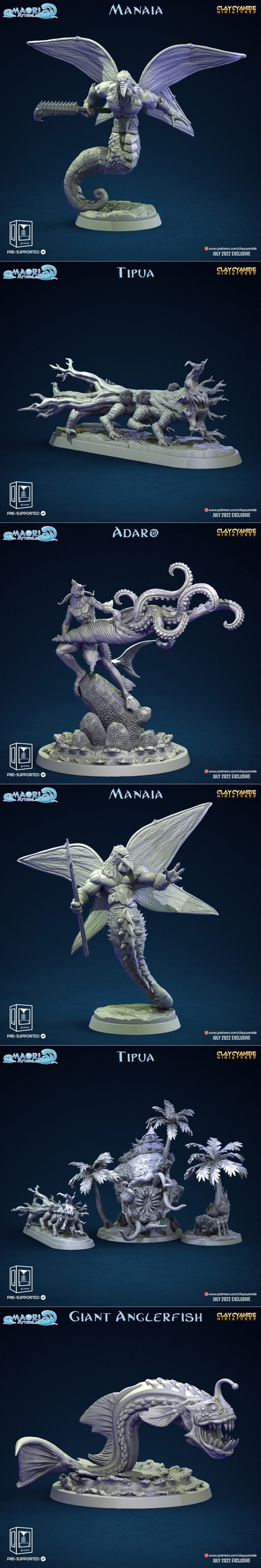Desire FX 3d models | Clay Cyanide Miniatures – Maori Mythos – 3D Print ...