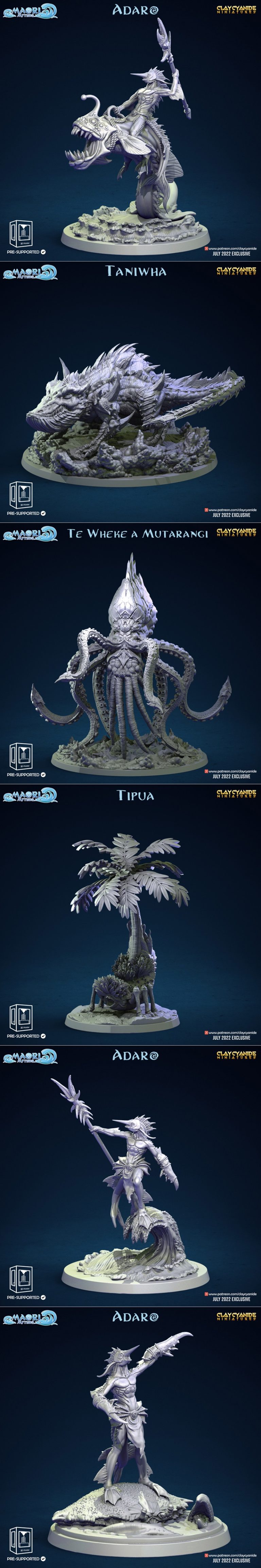 Desire FX 3d models | Clay Cyanide Miniatures – Maori Mythos – 3D Print ...