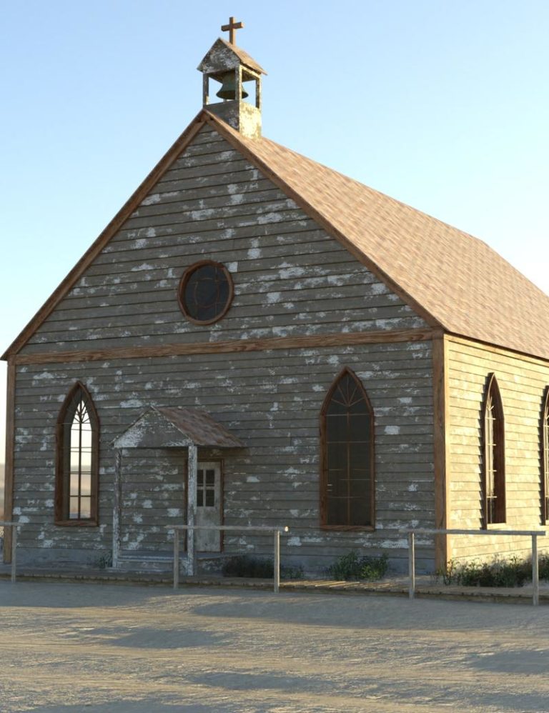 Desire FX 3d models | Old West Church