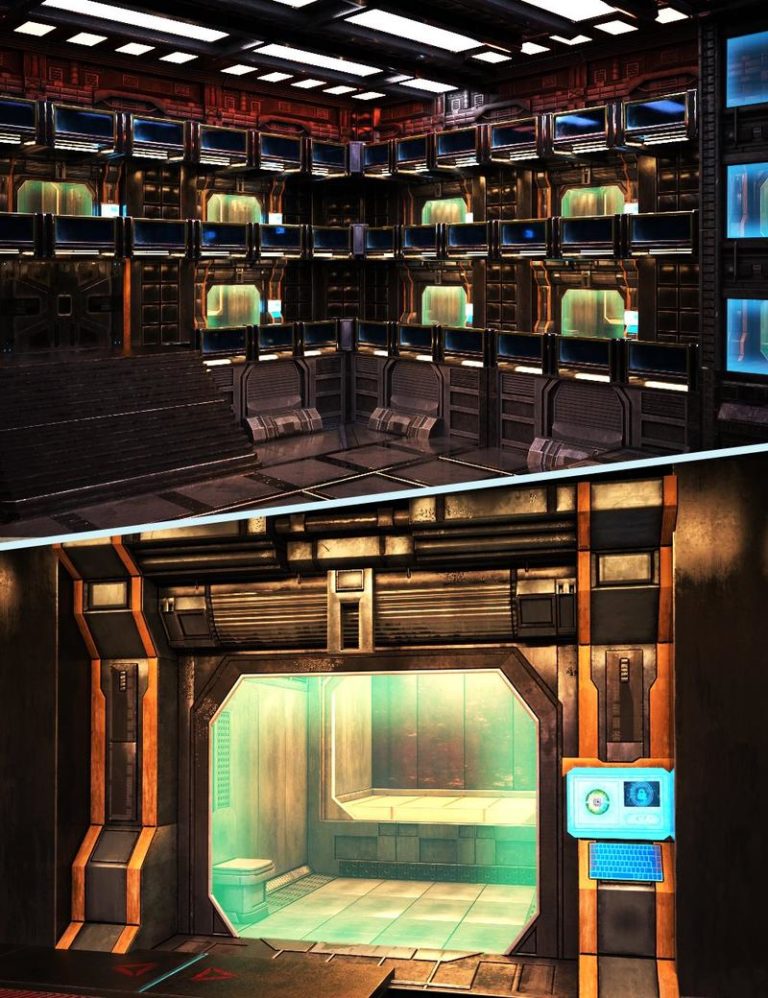 Desire FX 3d models | XI Modular Futuristic Prison