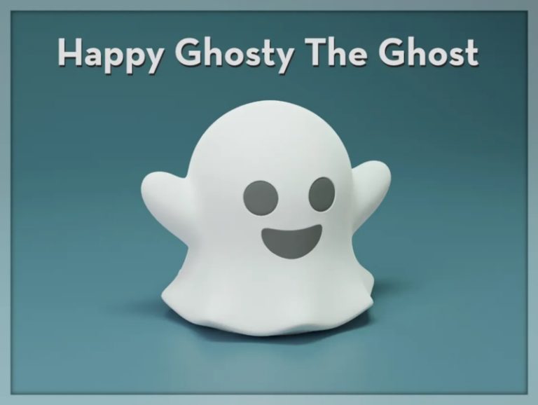 Desire FX 3d models | Happy Ghosty – The Ghost – 3D Print Model STL