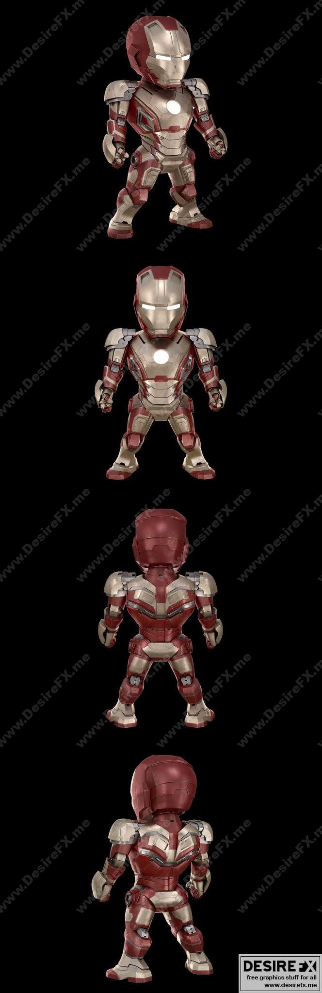 Desire FX 3d models | Iron Man Chibi – 3D Print Model