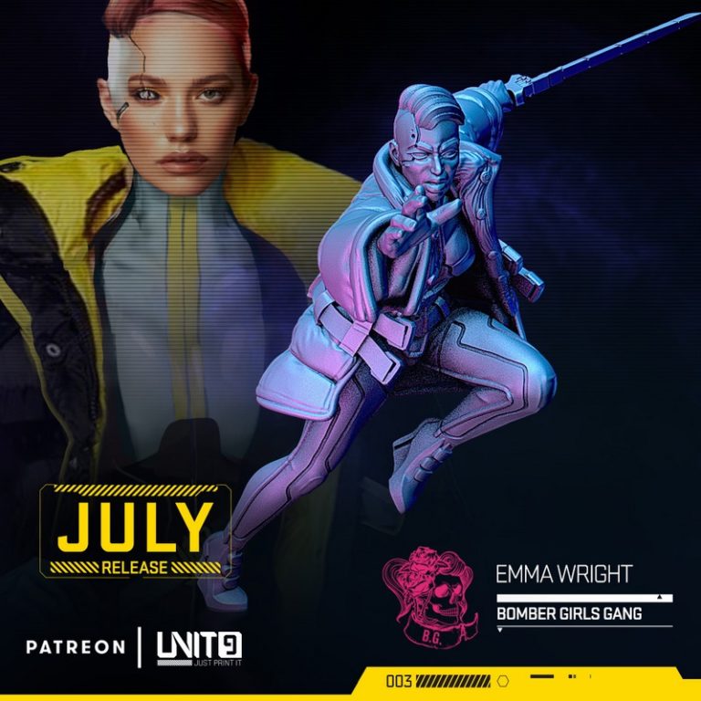 Desire FX 3d models | UNIT9 – Bomber Girls Gang – Emma Wright – 3D ...
