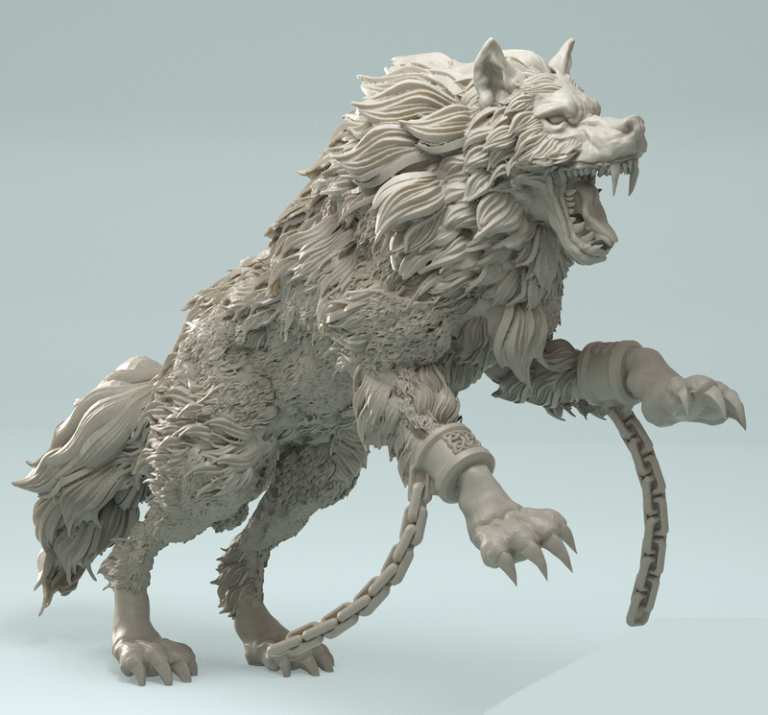 Desire FX 3d models | Valkyrie Wolf – 3D Print Model