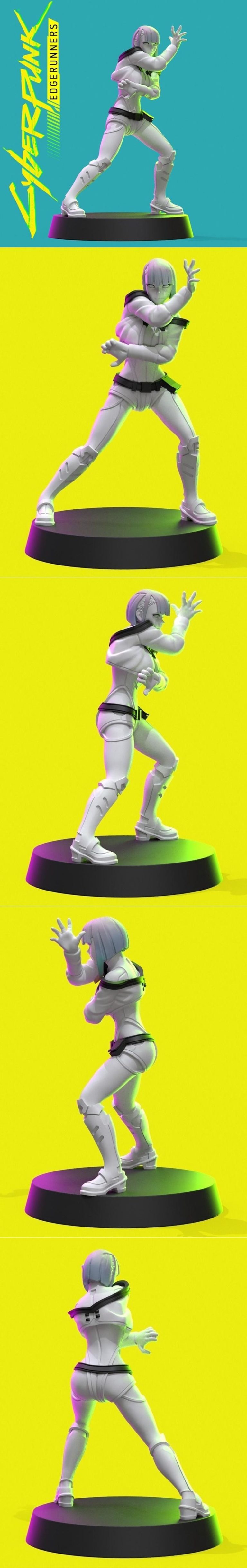 Desire FX 3d models | Lucy from Cyberpunk Edgerunners – 3D Print Model STL