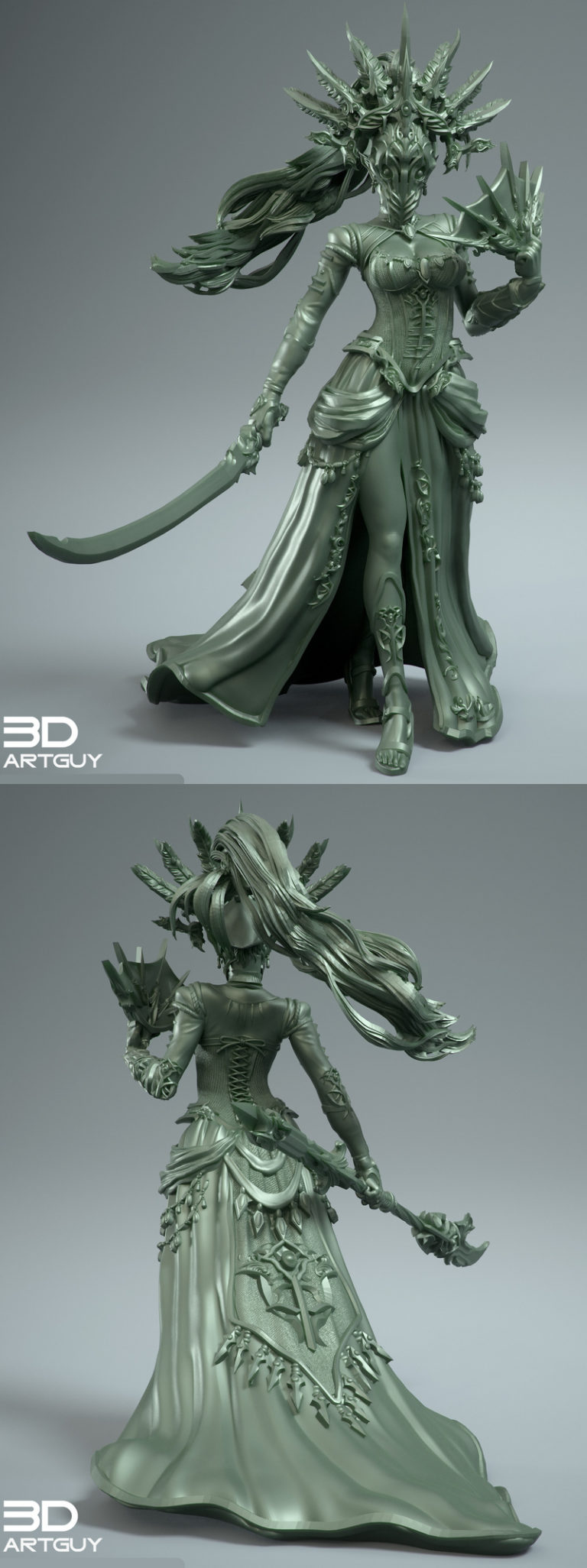 Desire FX 3d models | 3DArtGuy – Space Elf – 3D Print Model STL