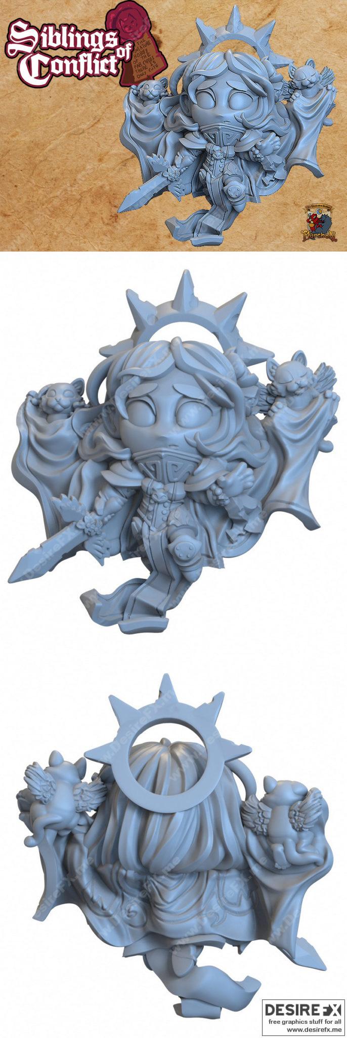 Desire FX 3d models | Capsule Chibi – Sister Susan the Saint – 3D Print ...