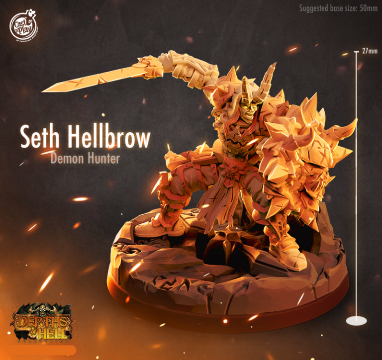 Desire FX 3d models | Depths of Hell – Seth Hellbrow the Demon Hunter ...