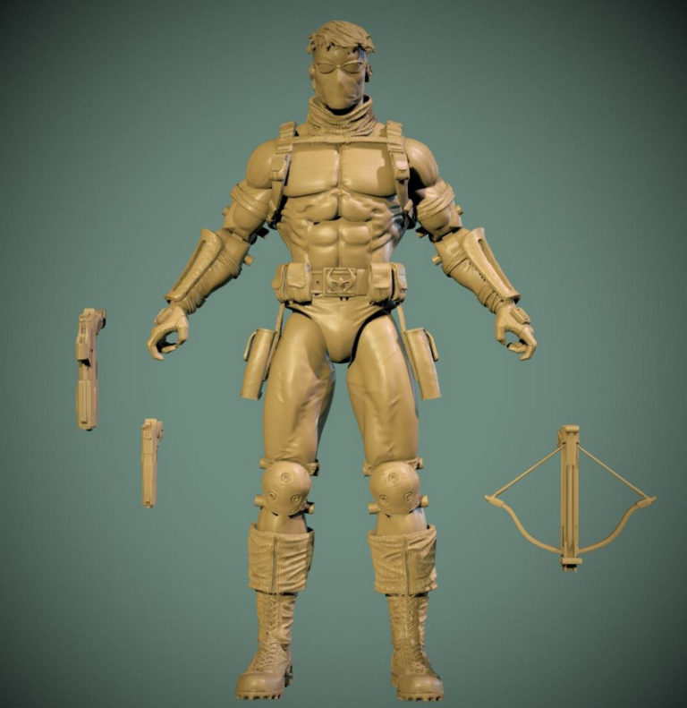 Desire FX 3d models | Hawkeye Action Figure Sketchfab – 3D Print Model STL