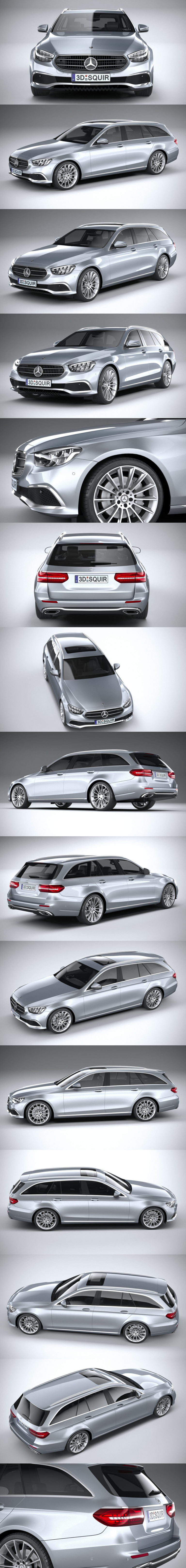 Desire FX 3d models | Mercedes Benz E-Class Estate basic 2021 – 3D Model