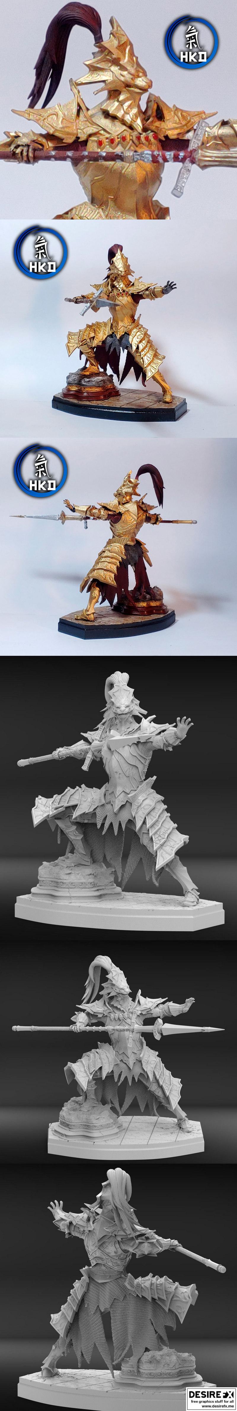 Desire FX 3d models | Ornstein Dragonslayer – Dark Souls – 3D Print ...