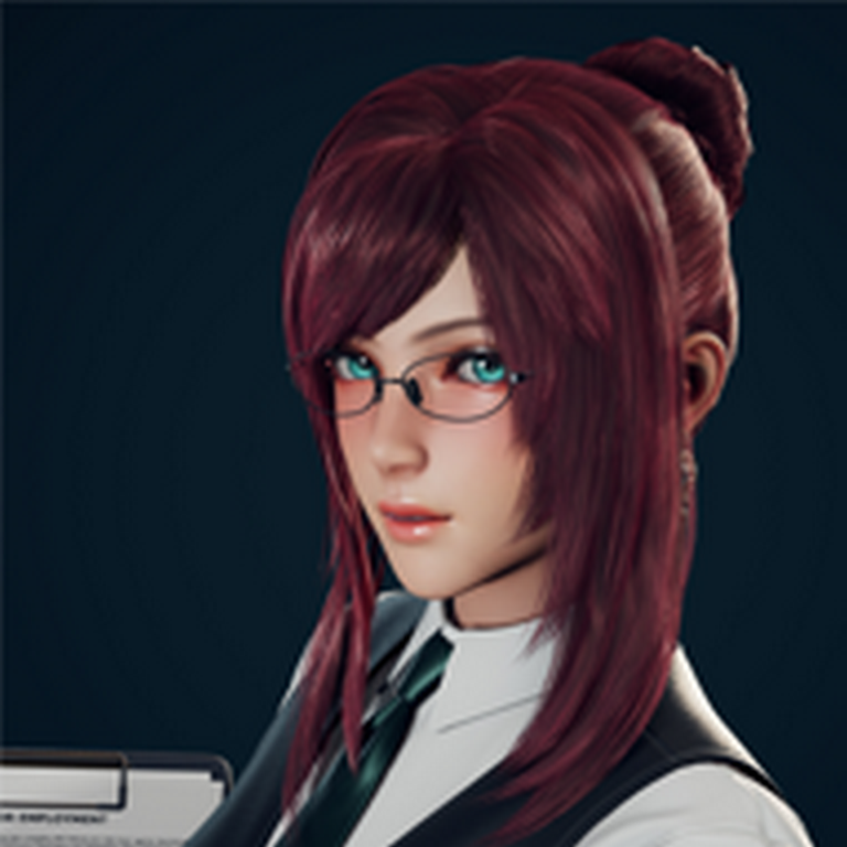 Desire FX 3d models | Primrose Office Lady – Game Ready v4.2x
