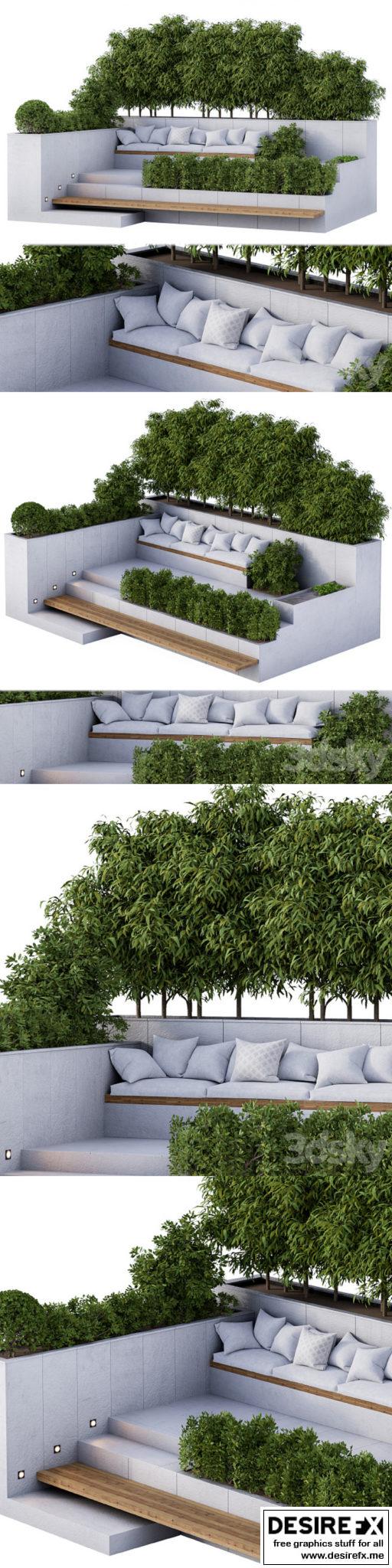 Desire FX 3d models | Roof Garden and Landscape Furniture 03 – 3D Model
