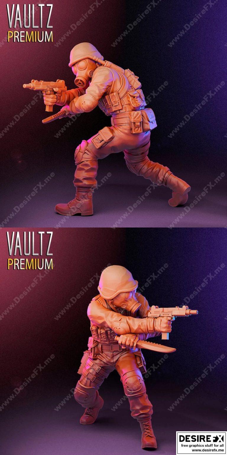 Desire FX 3d models | Vaultz Miniatures – Hunk from Resident Evil – 3D ...