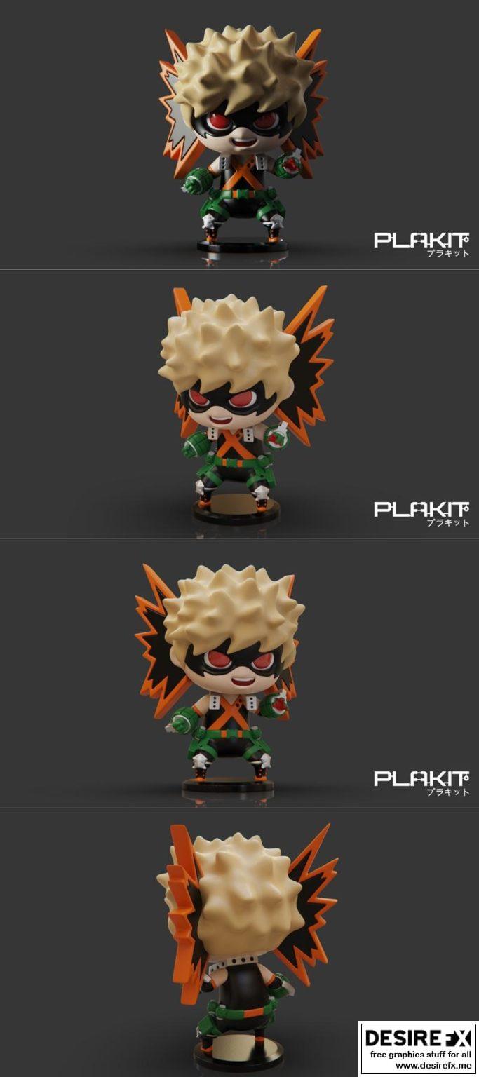 Desire FX 3d models | PlaKit – My Hero Academia Bakugou – 3D Print ...