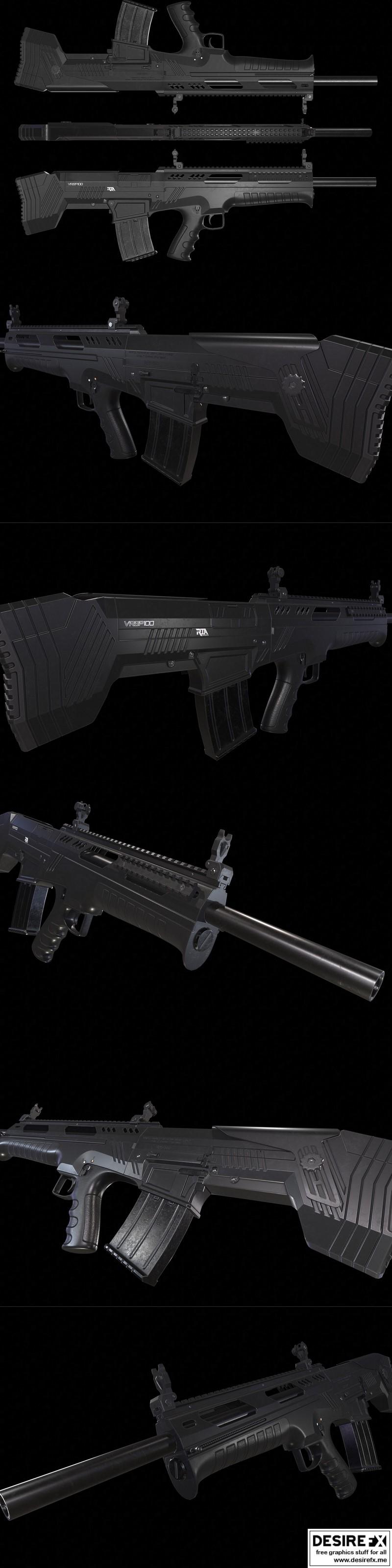Desire FX 3d models | BullPup Shotgun RIA VRBP-100