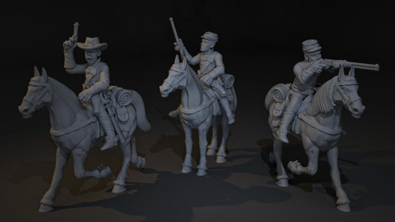 Desire FX 3d models | High Noon Miniature Set The Cavalry – 3D Print ...