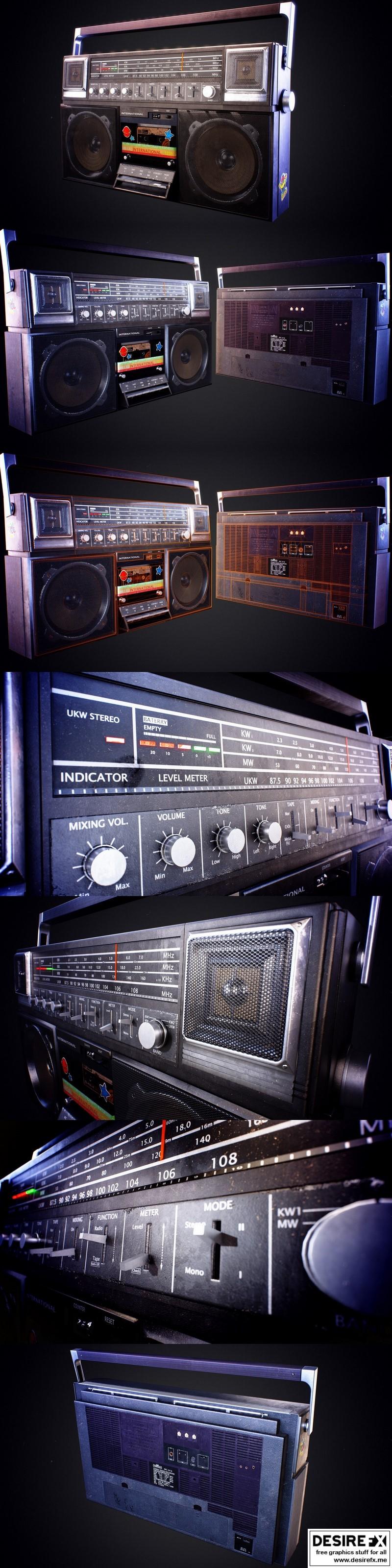 Desire FX 3d models | International Boombox 1238