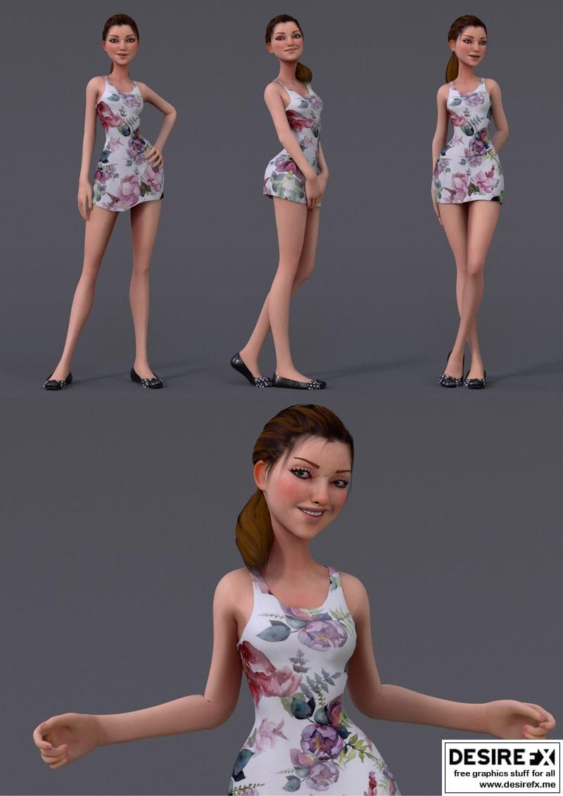 Desire FX 3d models | Kristen V1