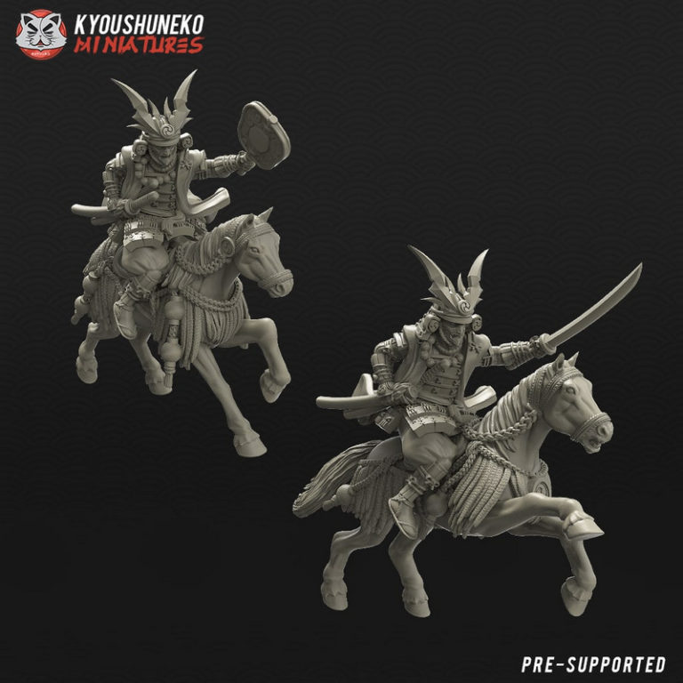Desire FX 3d models | Kyoushuneko Miniatures Japanese Cavalry Samurai ...