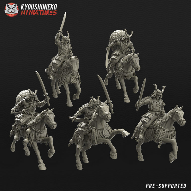 Desire FX 3d models | Kyoushuneko Miniatures Japanese Cavalry Swordsmen ...