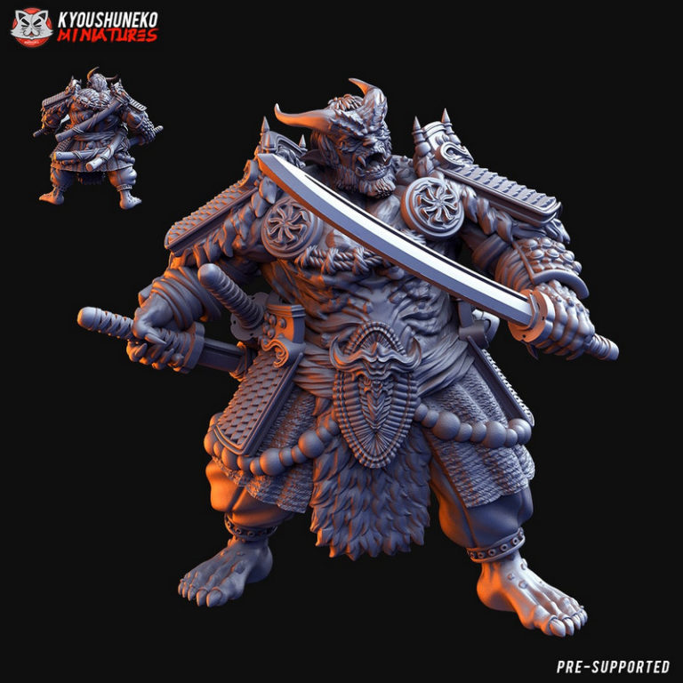 Desire FX 3d models | Kyoushuneko Miniatures Japanese Chaos Oni Samurai ...