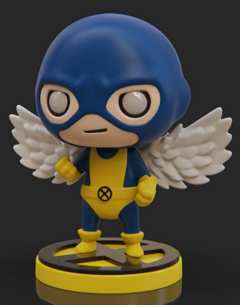 Desire FX 3d models | PlaKit The X-Men – Angel – 3D Print Model STL