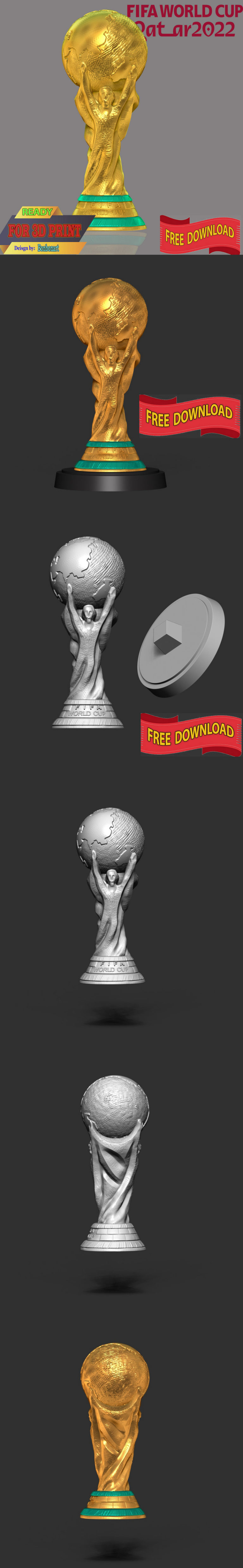 Desire FX 3d models | Trophy FIFA World Cup – 3D Print Model STL
