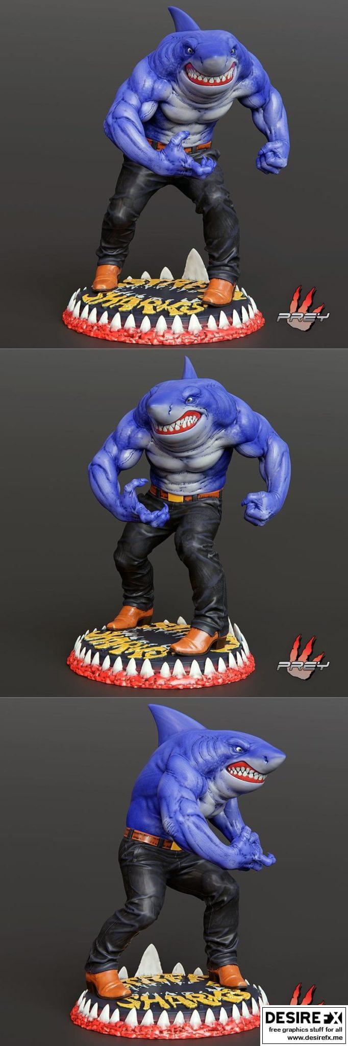 Desire FX 3d models | Ripster Street Sharks – 3D Print Model STL