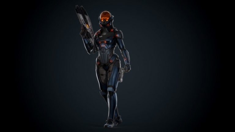 Desire FX 3d models | N7 Soldier Mass Effect Fan Art