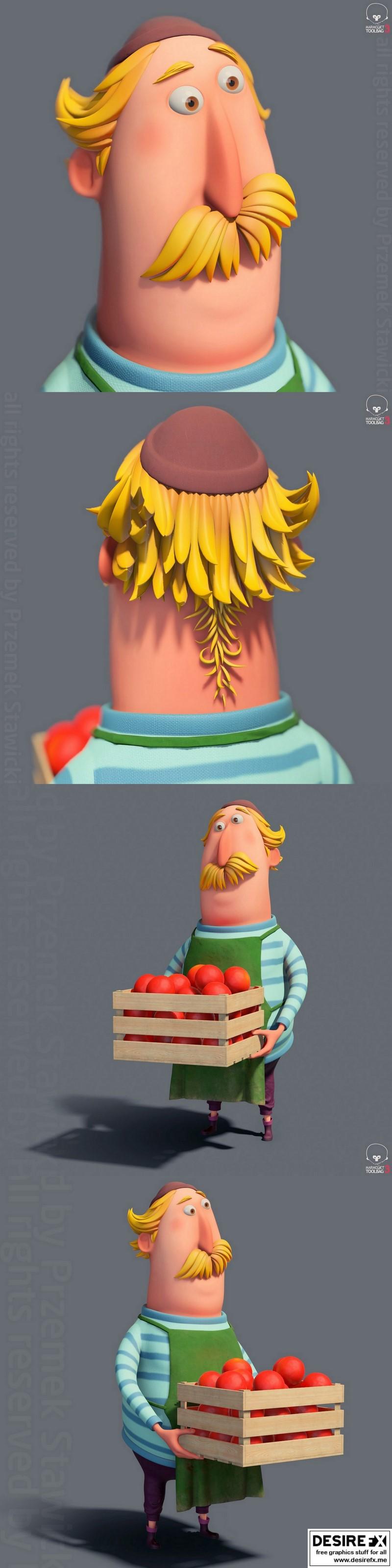 Desire FX 3d models | Cartoon Man