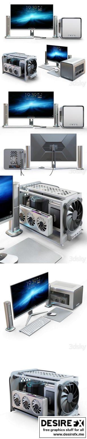 Desire FX 3d models | Computer in Jonsbo V8 case 3D Model