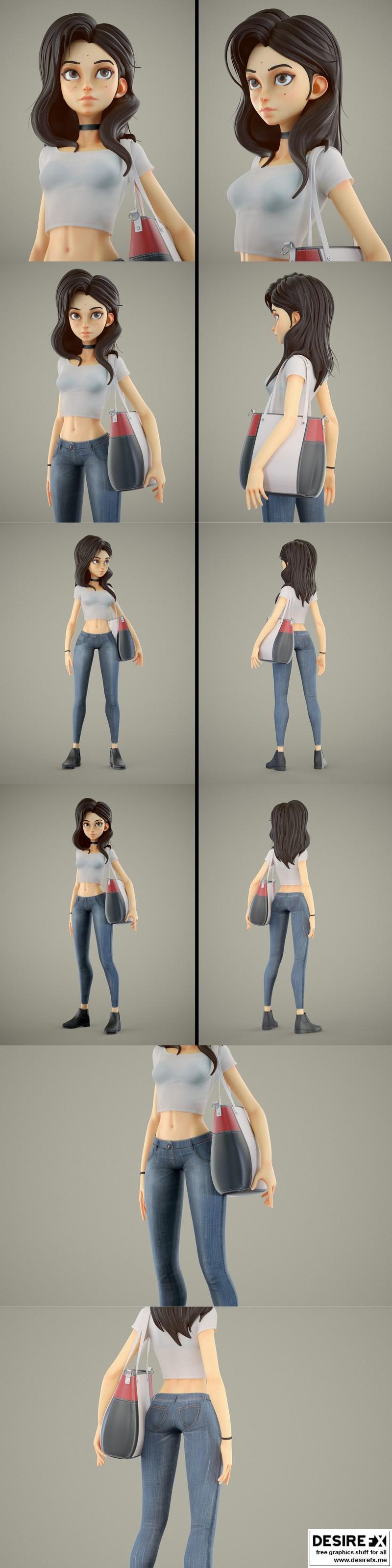 Desire FX 3d models | Cute Girl
