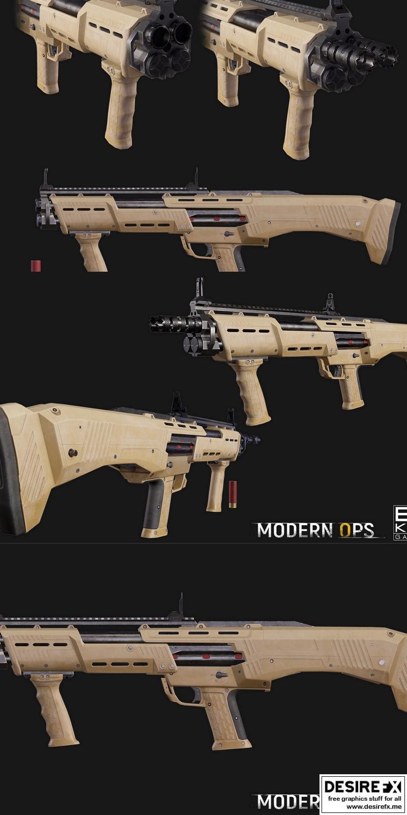 Desire FX 3d models | DP 12 Auto Shotgun