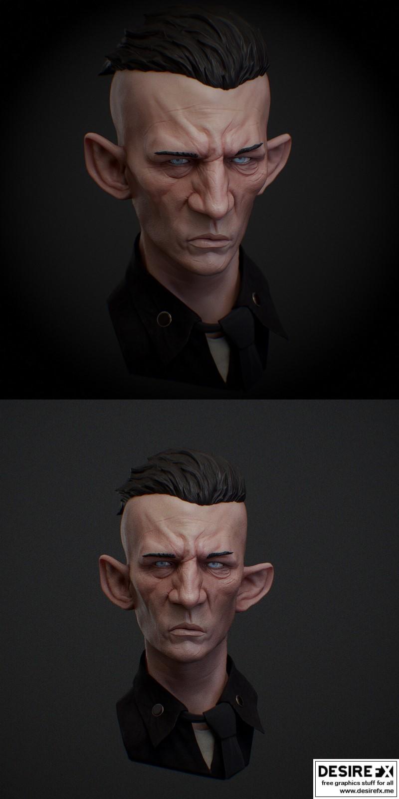 Desire FX 3d models | Dishonored 2 Character Head