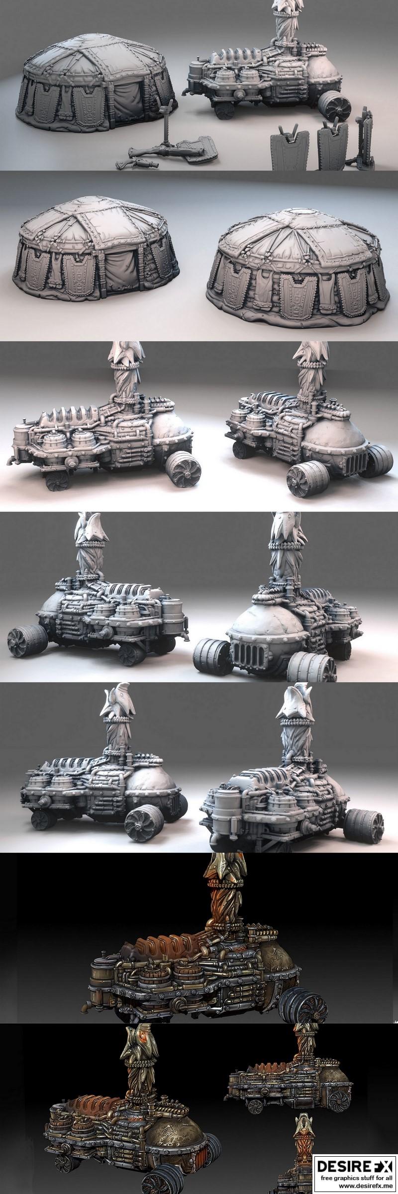 Desire FX 3d models | Dwarf camp kit 3D print model