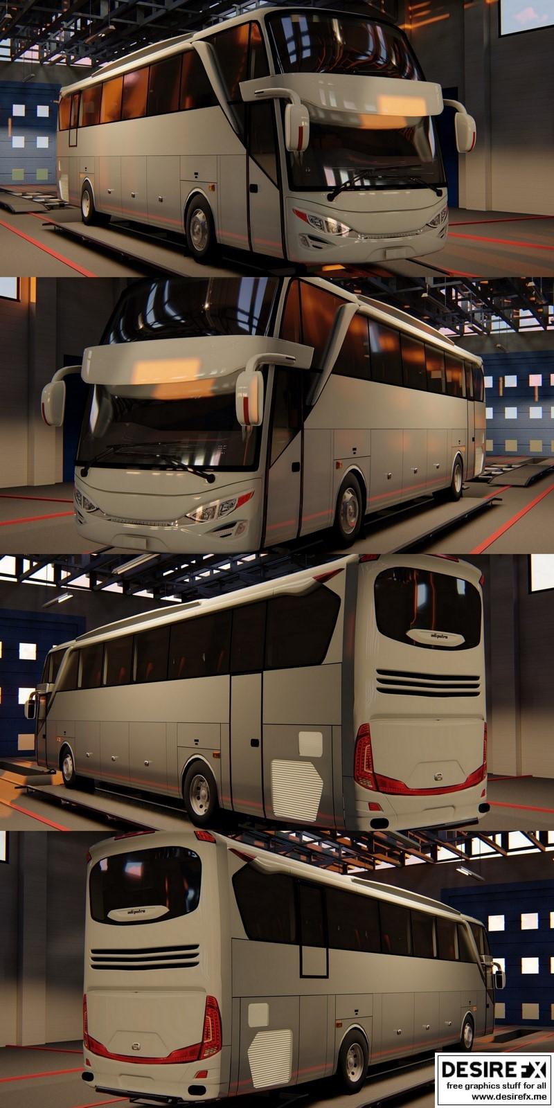 Desire FX 3d models | Indonesian Bus AdiPutro JetBus