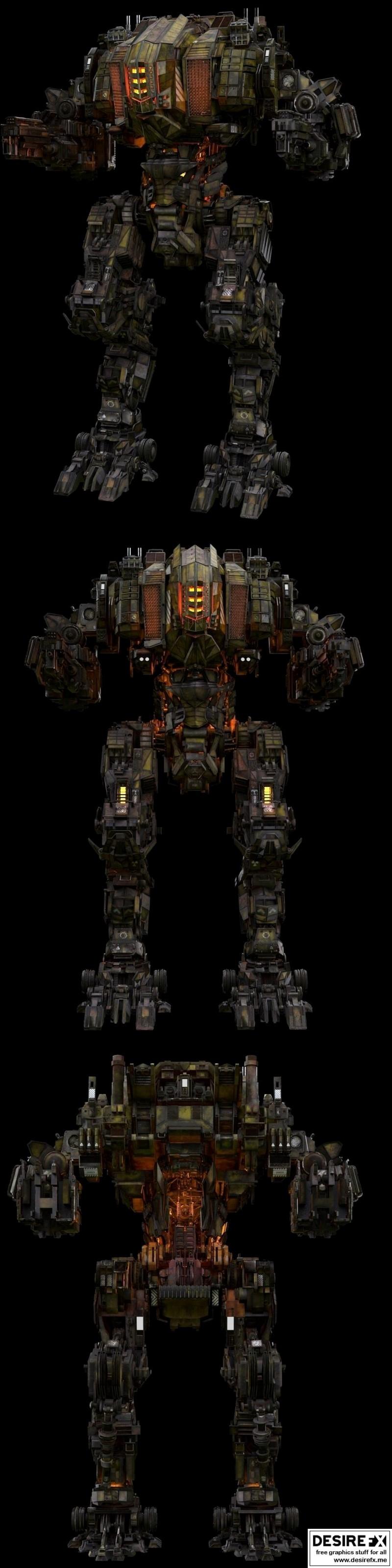 Desire FX 3d models | Juggernaut Mech